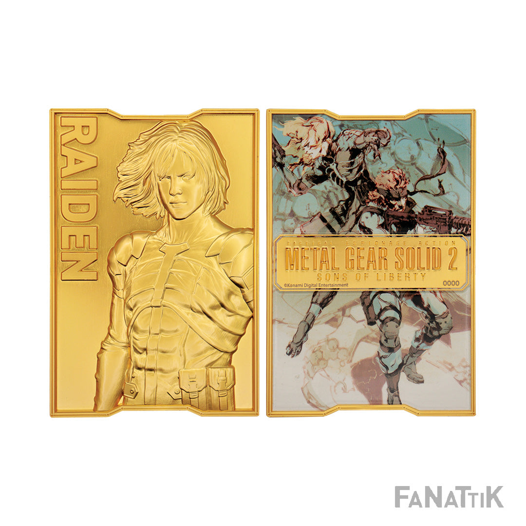 Metal Gear Solid 2: 24k Gold Plated Raiden Ingot – OKS GEAR